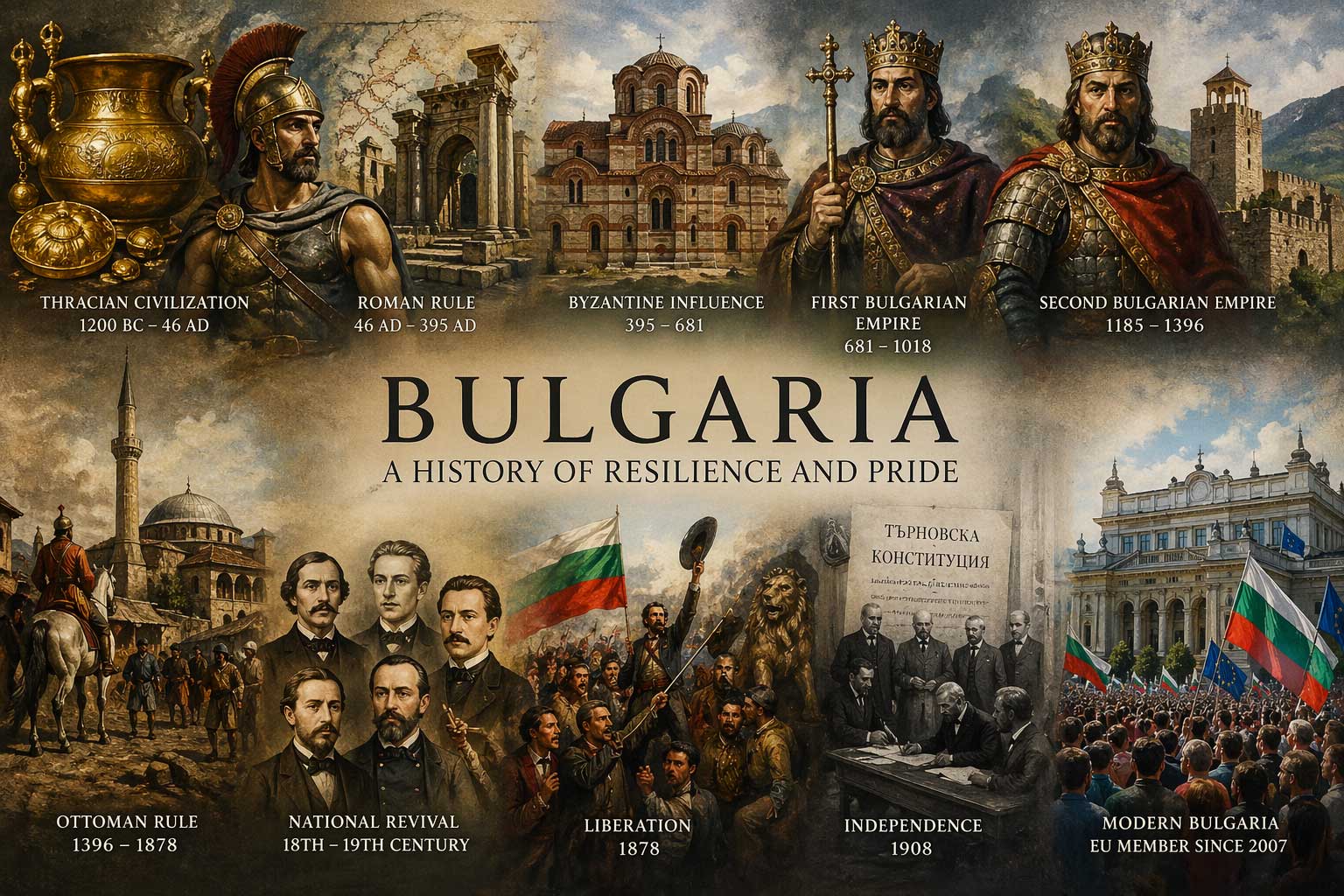 History of Bulgaria: From Ancient Civilizations to Modern Europe