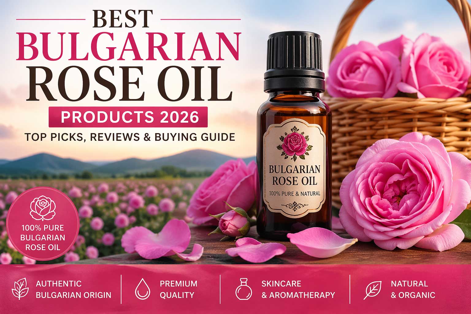 Best Bulgarian Rose Oil Products (2026 Guide to Pure & Authentic Oils)